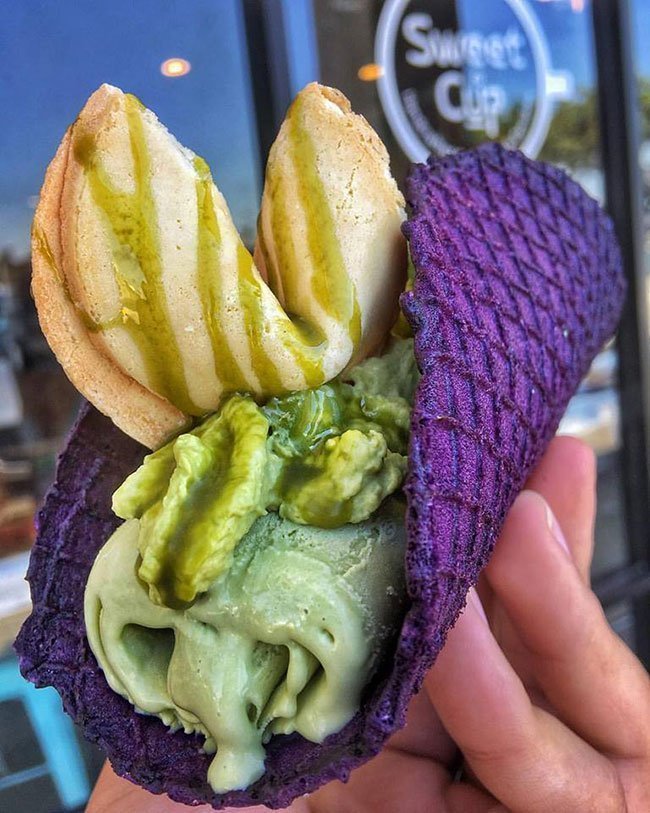 Y el nuevo postre viral de internet es... ¡El taco helado! - Tapas