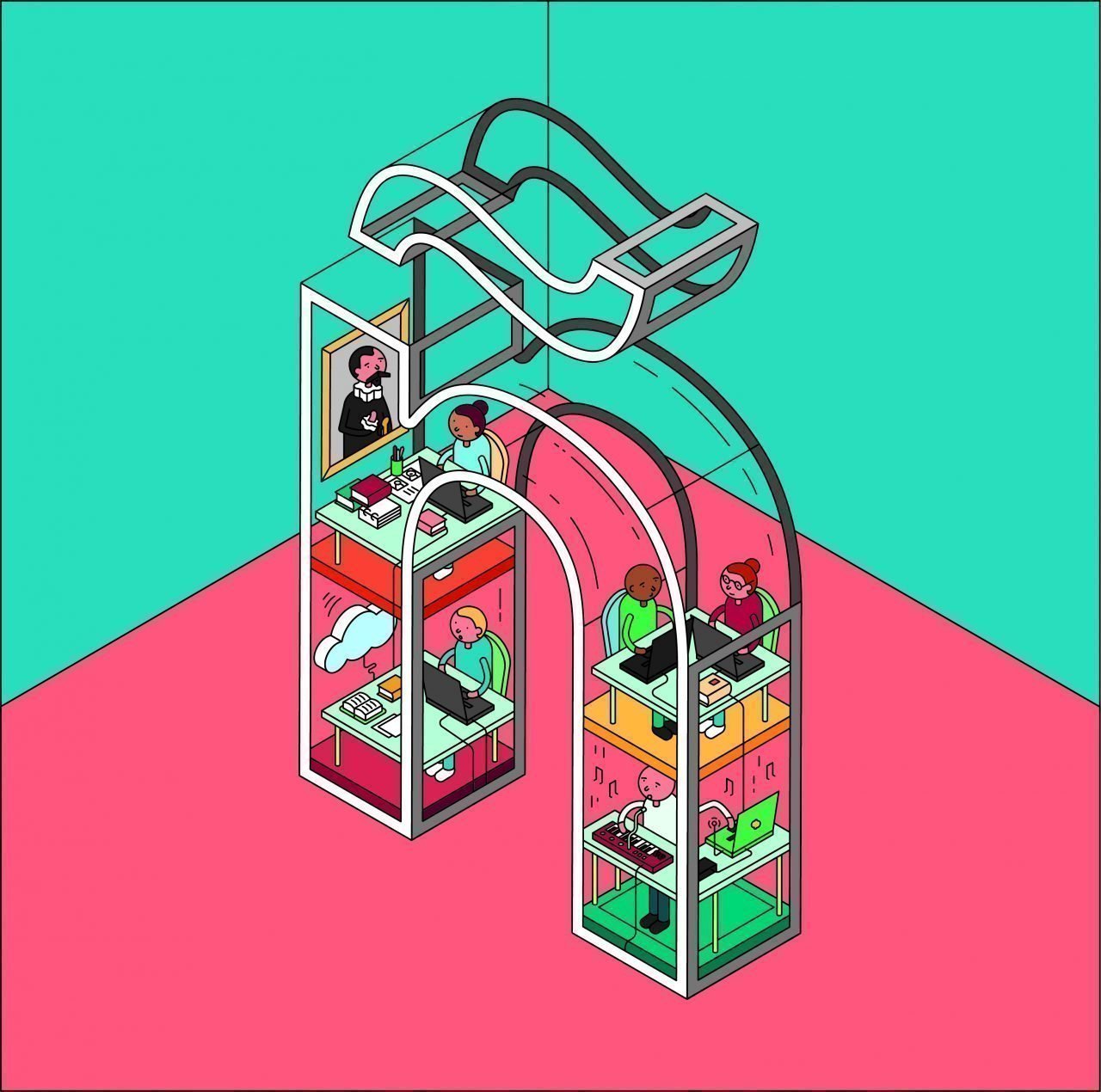 La ilustradora Ana Cuna interviene la cabecera de Tapas por el Orgullo