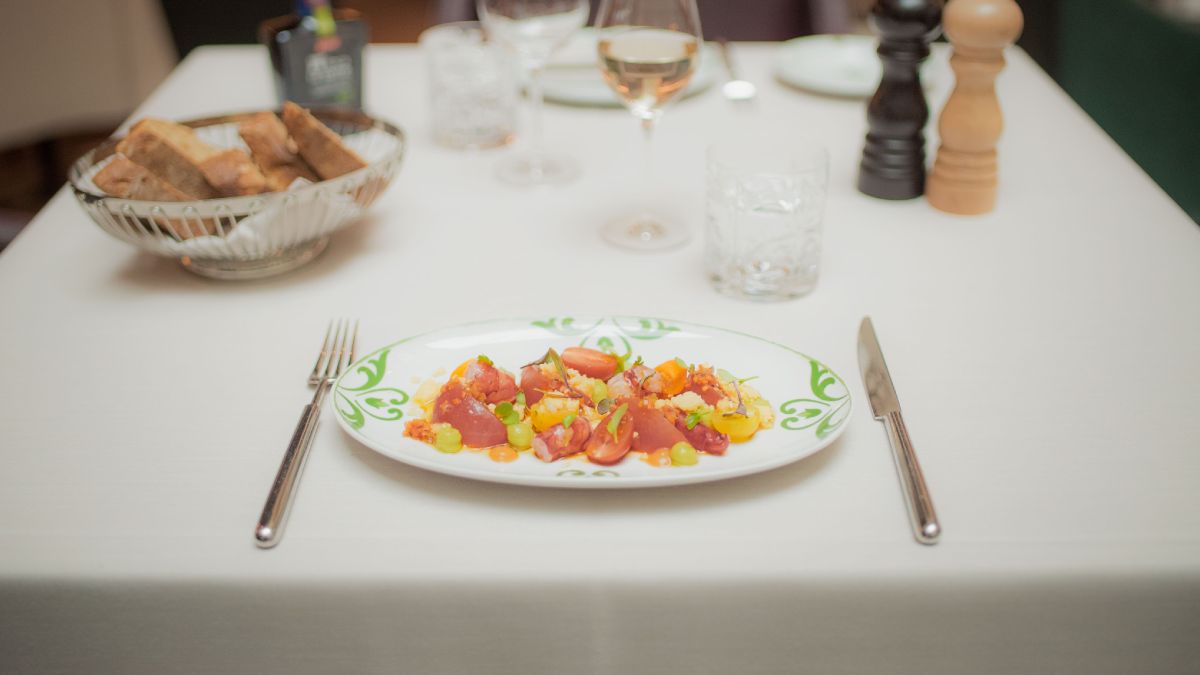 This is Balausta, the restaurant in an eighteenth century palace where ...