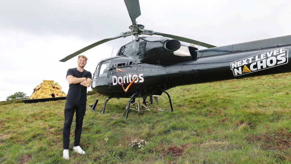 This is the record for the world's tallest cheese strip achieved by ...