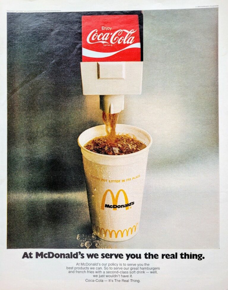 Why does Coca-Cola taste better at McDonald's? - Tapas