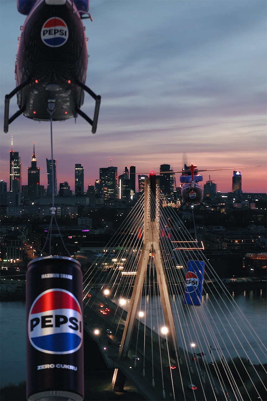 Pepsi presenta su nuevo logo en lugares emblemáticos del mundo