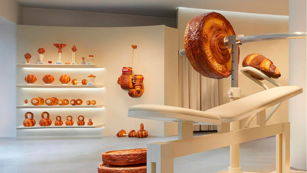 NUDAKE presents a creative gym that worships the croissant - Tapas