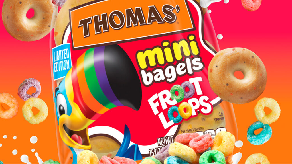 Froot Loops convierte sus icónicos cereales en mini bagels - Tapas