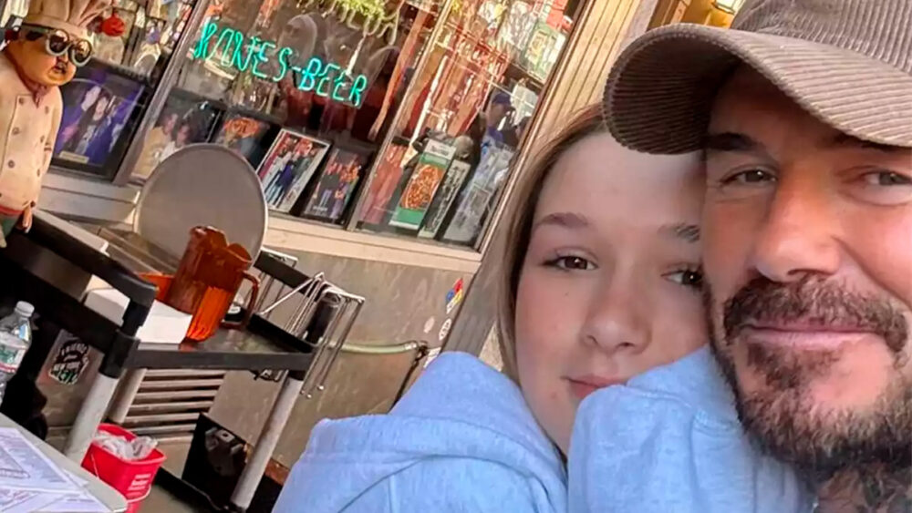 David Beckham and daughter Harper take a 'pizza tour' of the U.S - Tapas