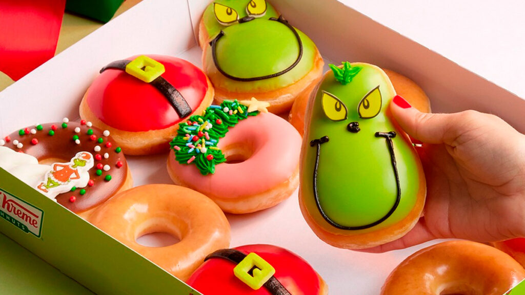 Krispy Kreme steals Christmas with new Grinch doughnuts - Tapas