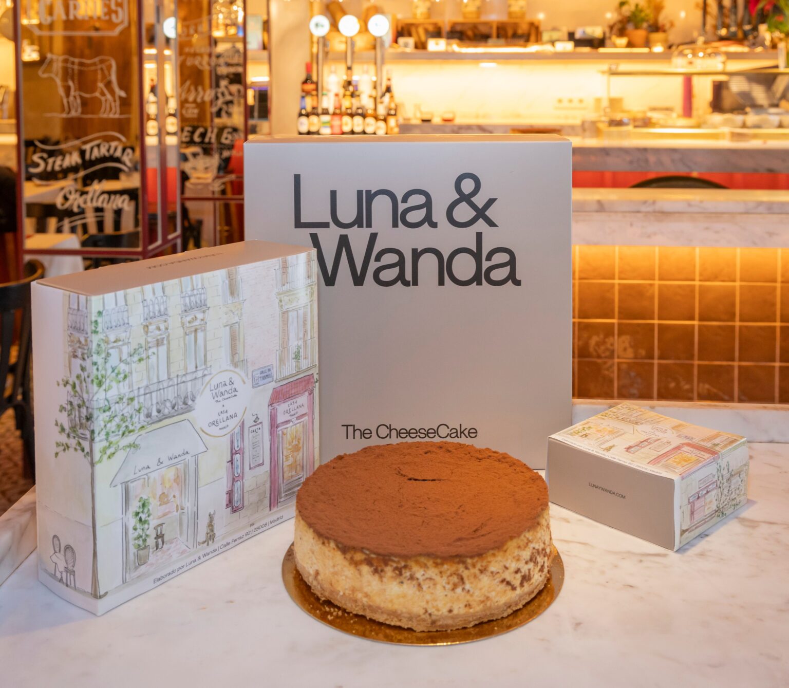 Luna & Wanda x Casa Orellana presentan una tarta de queso con sabor a ...