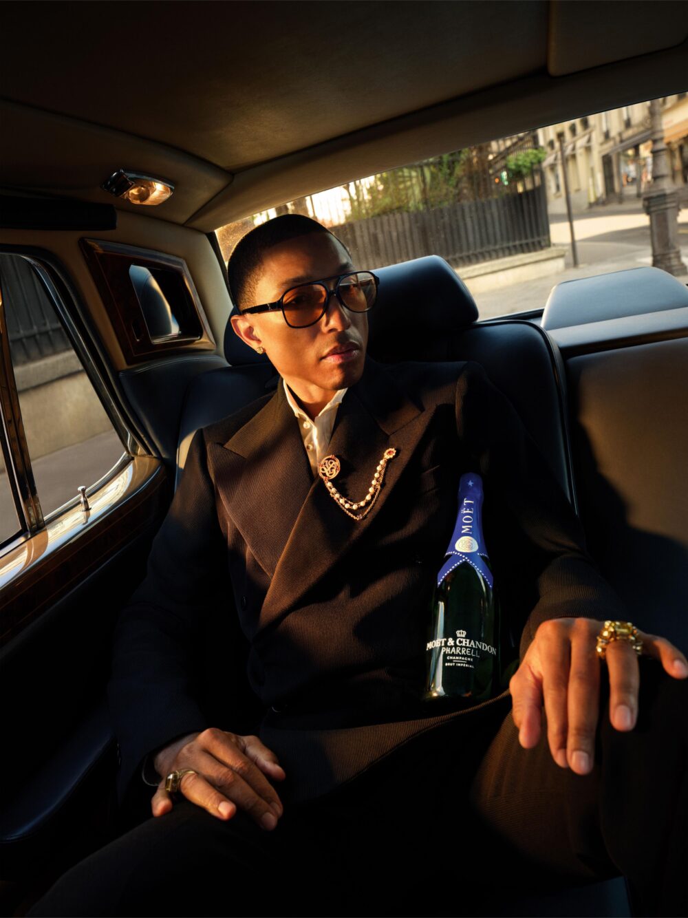 Pharrell Williams le brinda su visión creativa a Moët & Chandon - Tapas