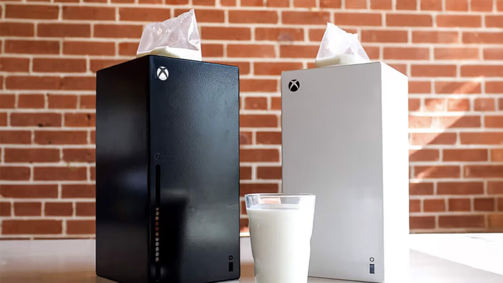 Xbox feeds gamers with milk jugs - Tapas
