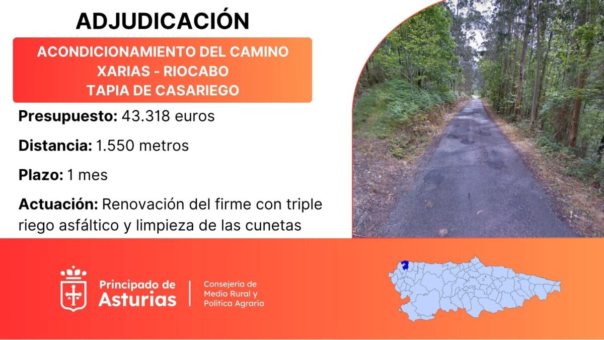 Rural.- Adjudicadas las obras de acondicionamiento del vial entre ...